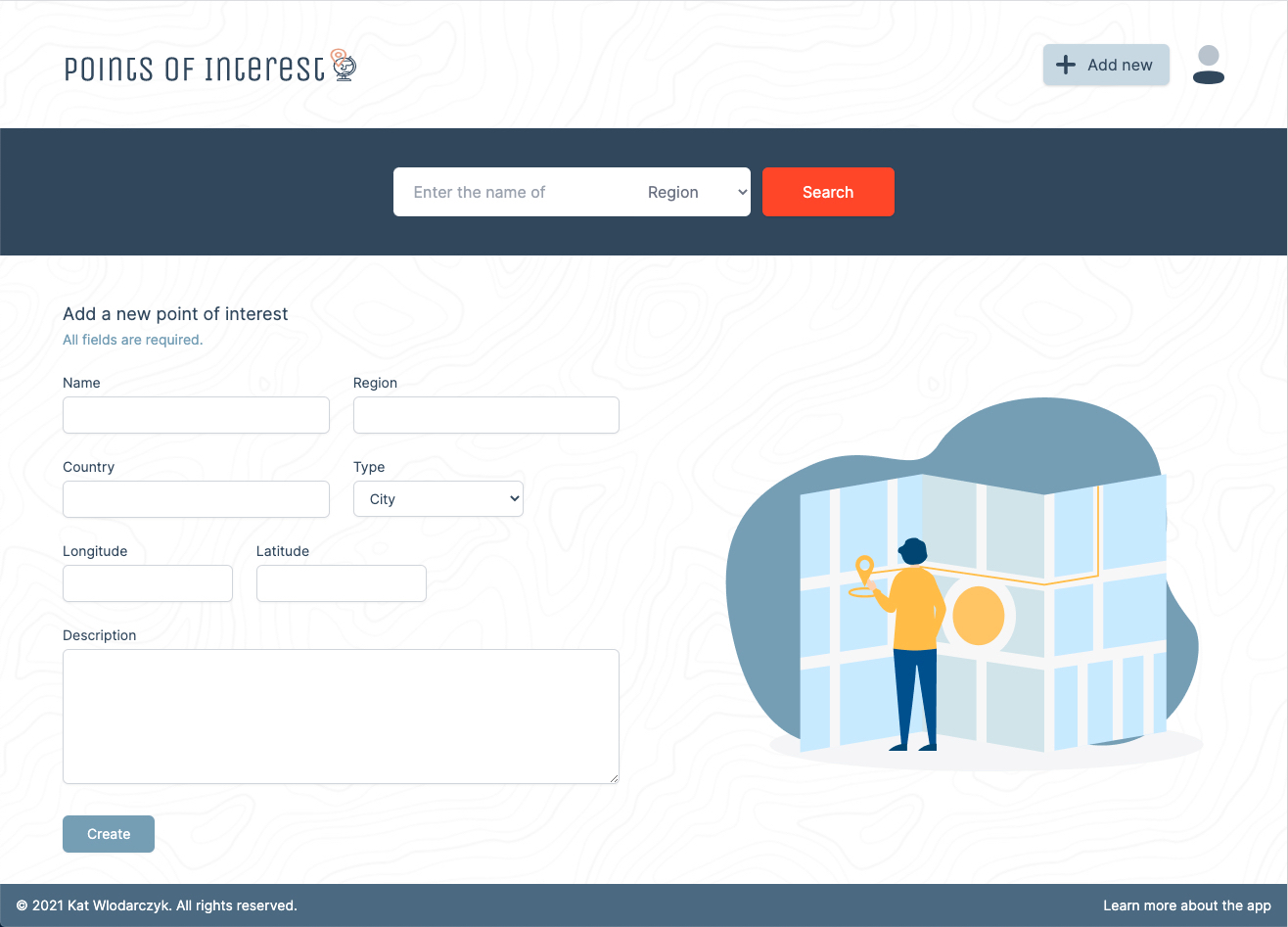 GitHub - katwlodarczyk/Points-Of-Interest-web-app