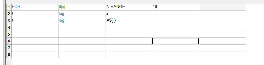 FOR loop issue when using RIDE · Issue #2119 · robotframework/RIDE · GitHub