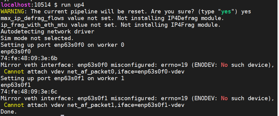Mirror veth interface: enp63s0f0 misconfigured · Issue #199 · omec-project/upf · GitHub