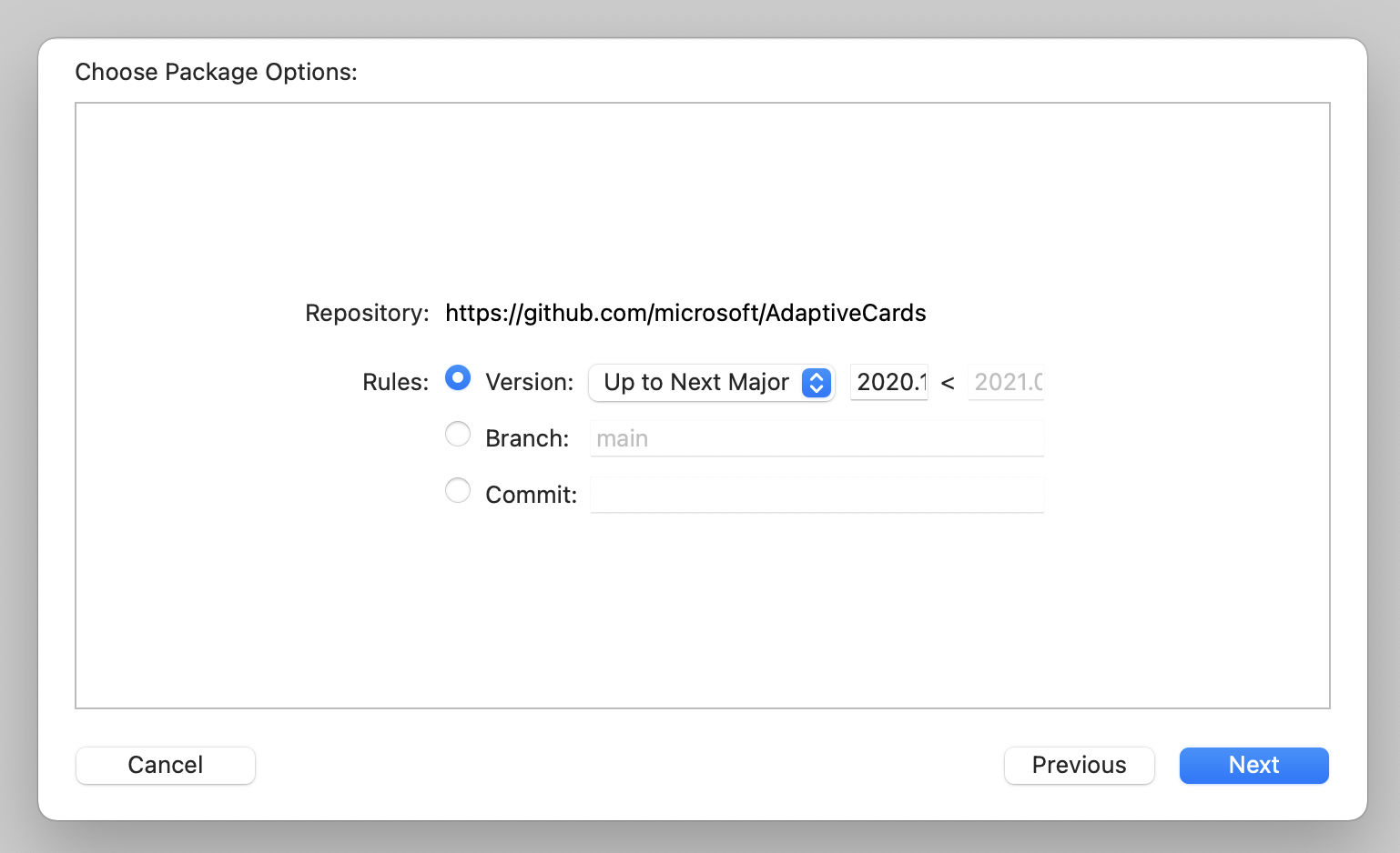 [iOS] Swift Package Manager import by version doesn't work · Issue #5958 · microsoft ...
