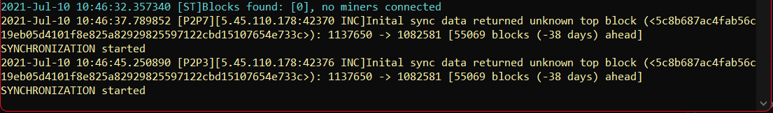 Zano wallet sync but node returned unknown top block · Issue #294 · hyle-team/zano · GitHub