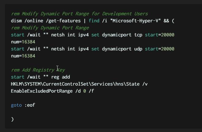 Issue rendering DOS/CMD script using code blocks · Issue #101 ...