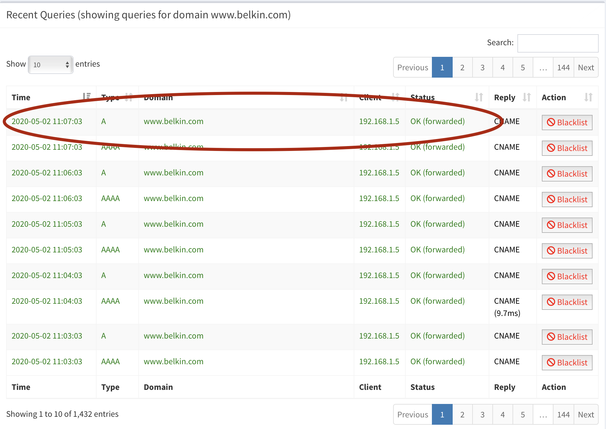 Pi-hole DNS active but not blocking ads · Issue #606 · pi-hole/docker-pi-hole · GitHub