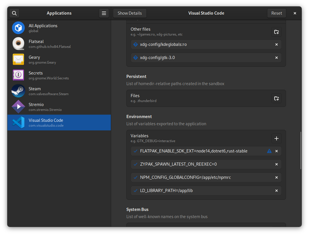 npm is missing, it's installed on my host however · Issue #360 · flathub/com.visualstudio.code ...