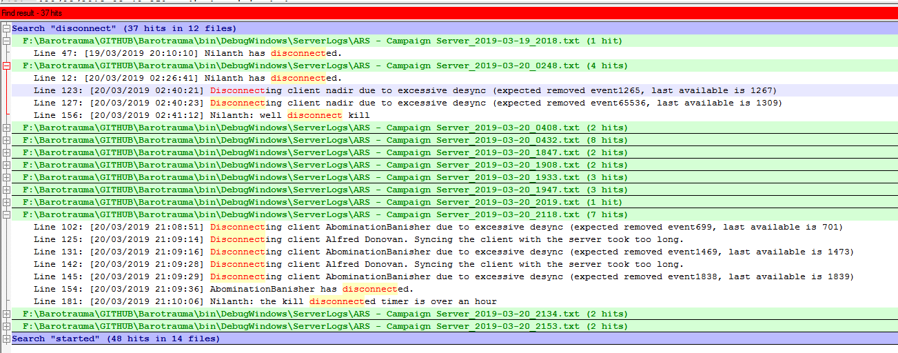 [Dev Version] start of the round desync · Issue #1323 · FakeFishGames/Barotrauma · GitHub
