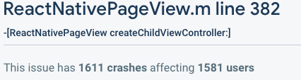 Crash App: ReactNativePageView.m - Line 382 · Issue #187 · callstack/react-native-pager-view ...
