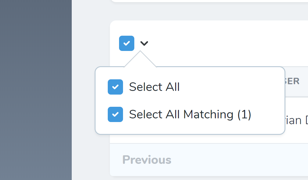 Clicking Select All Matching checks both checkboxes · Issue #1094 · laravel/nova-issues · GitHub