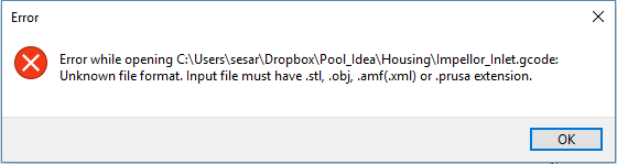 Post-processing script launches another instance of Slic3r and throws invalid file type error ...