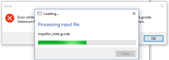 Post-processing script launches another instance of Slic3r and throws invalid file type error ...