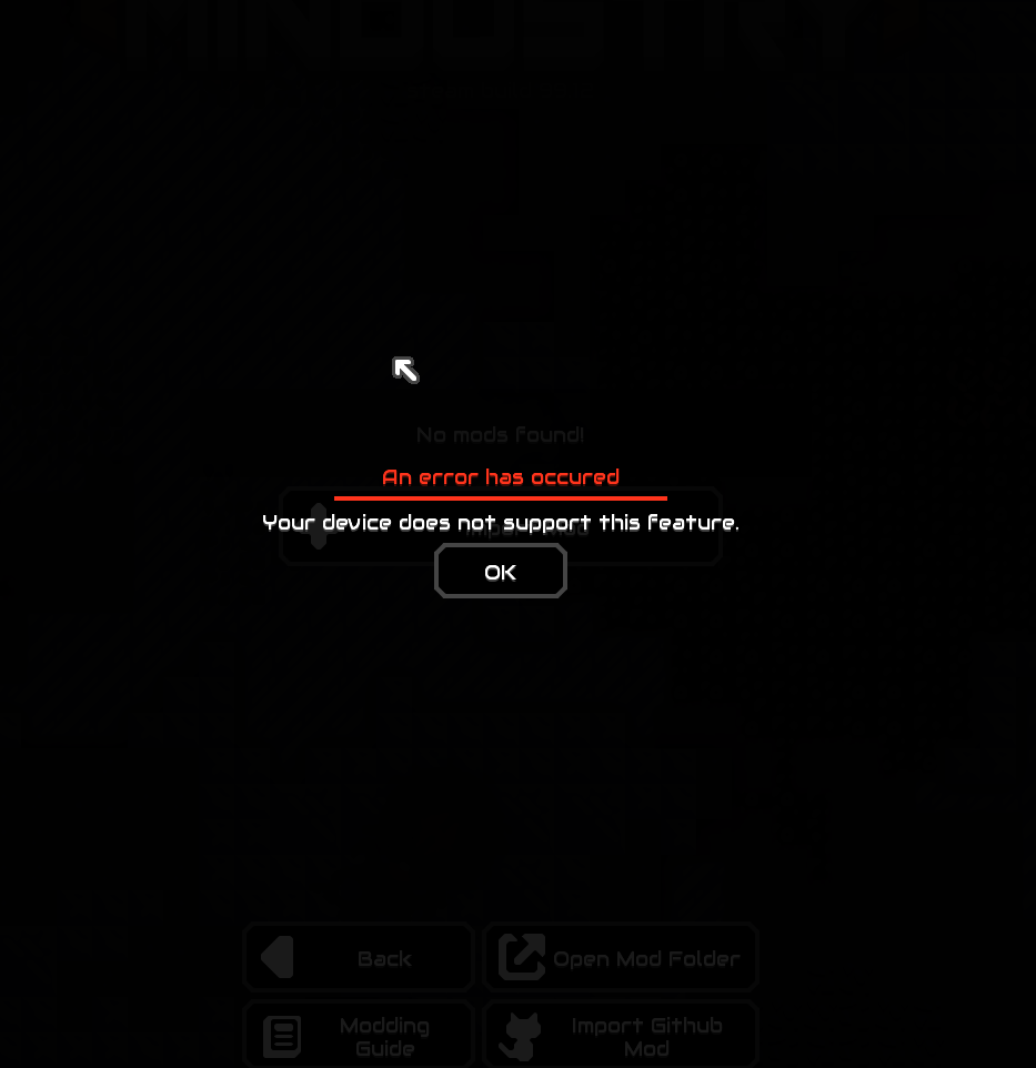 Importing Github Mod on Steam Version · Issue #1021 · Anuken/Mindustry · GitHub