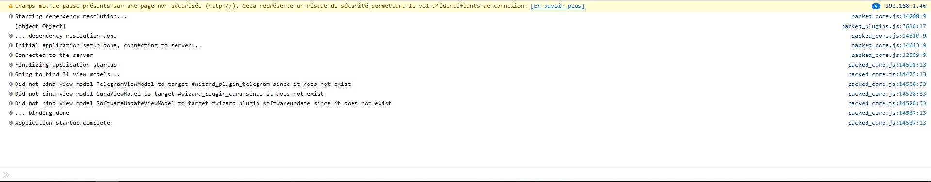 Can't login on octoprint locally but working fine with printoid · Issue #2810 · OctoPrint ...