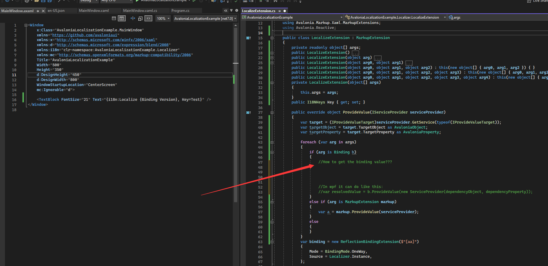 How can I get a binding value in MarkupExtension?? · AvaloniaUI Avalonia · Discussion #11401 ...