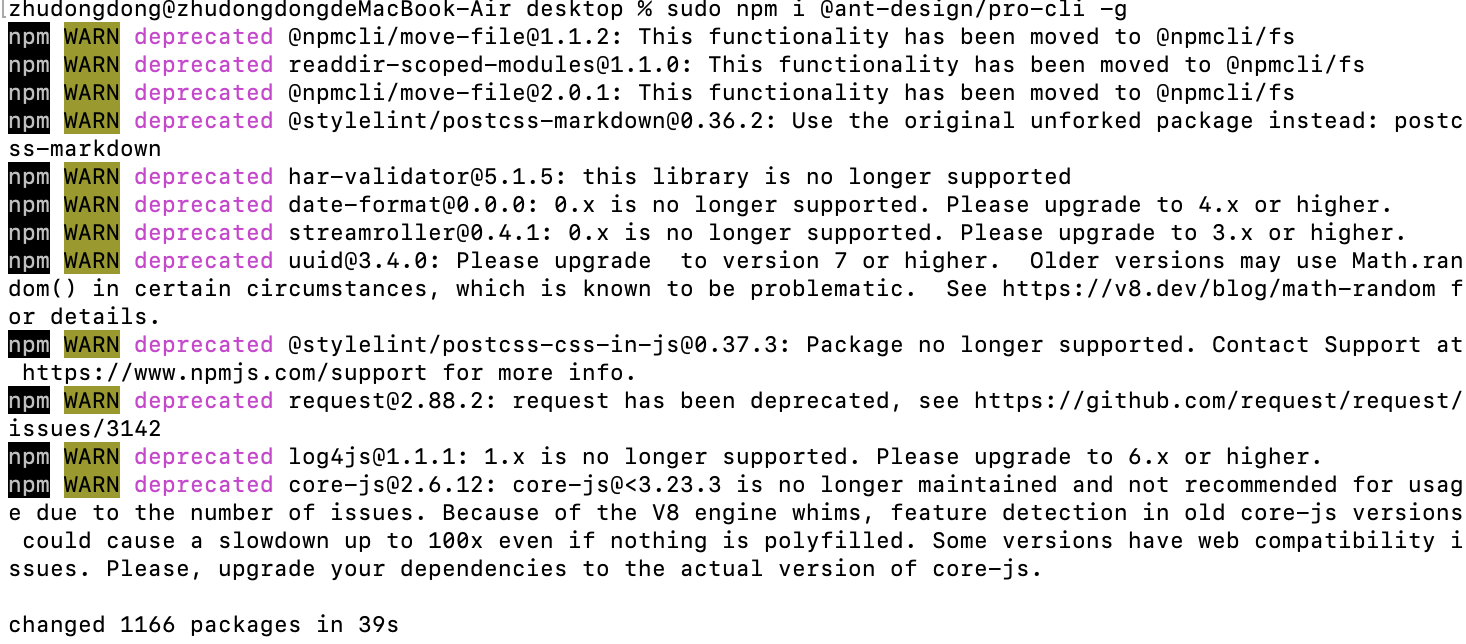 🐛 [BUG] pro create myapp失败!!!! · Issue #10791 · ant-design/ant-design-pro · GitHub