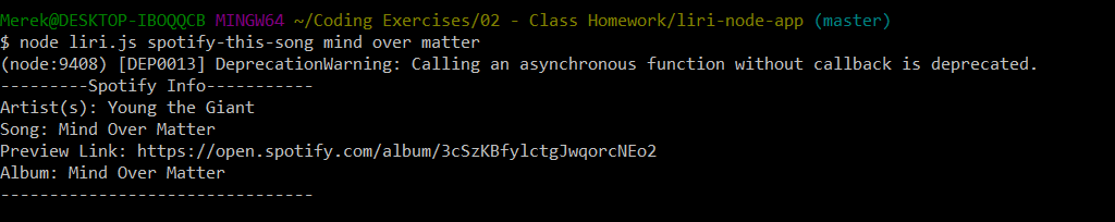 GitHub - MerekSmith/liri-node-app