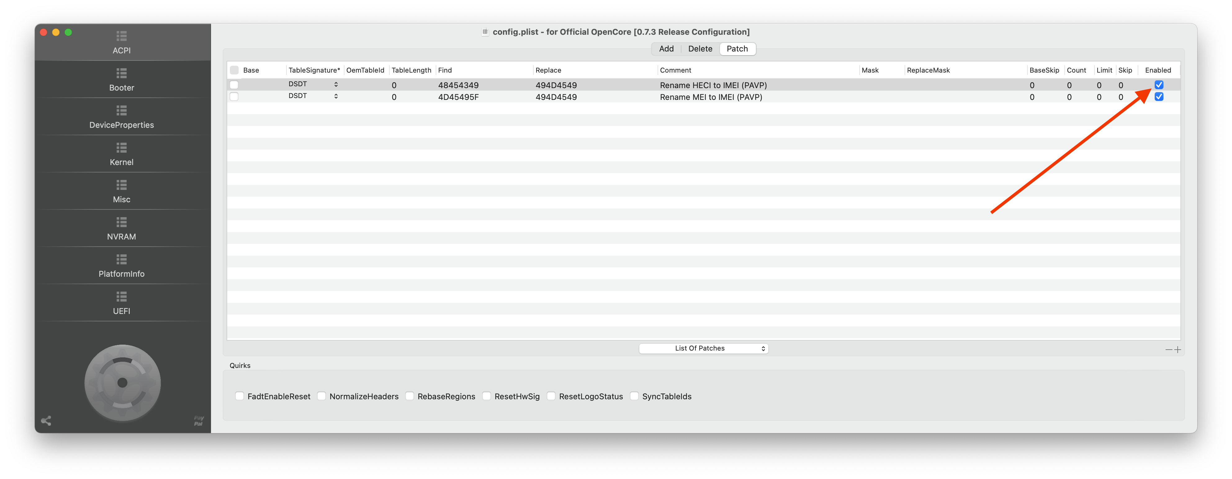 WhateverGreen is not renaming HECI to IMEI. · Issue #990 · acidanthera/bugtracker · GitHub