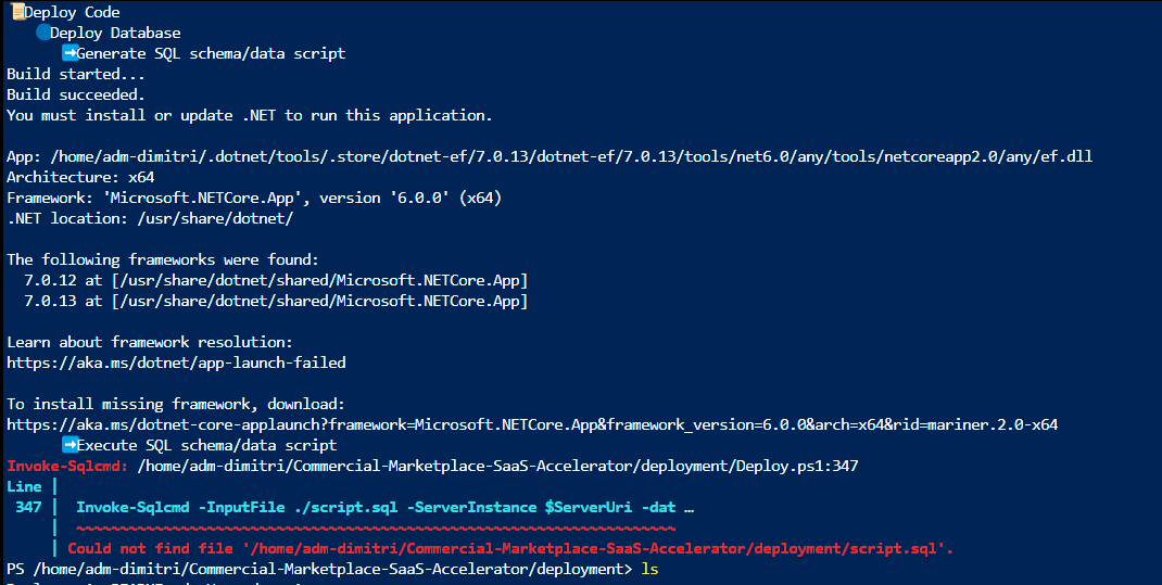 Could not find file "script.sql" · Issue #590 · Azure/Commercial-Marketplace-SaaS-Accelerator ...