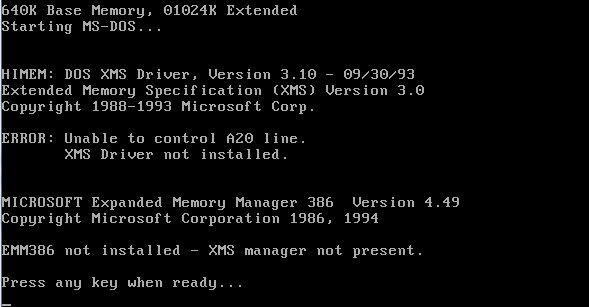 [Bug] NEAT chipset - HIMEM.SYS can't control A20 line · Issue #127 ...