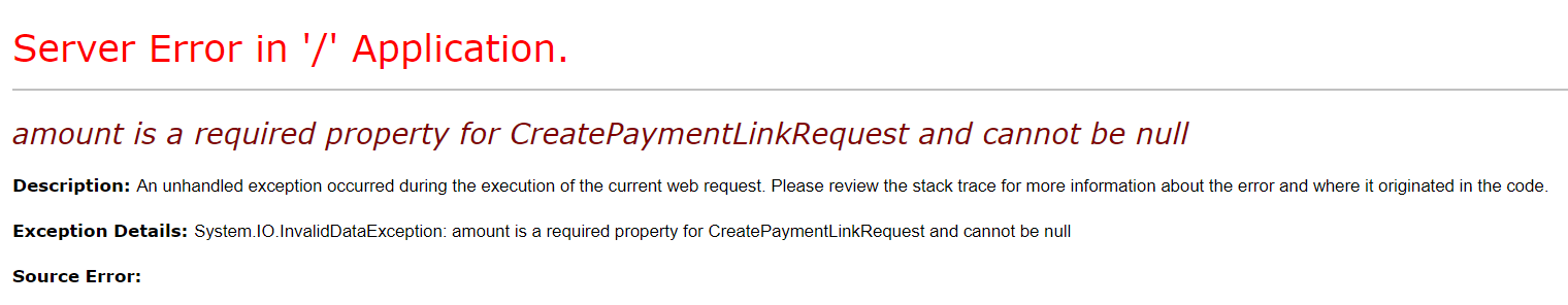 Error in payment link if not passing in required values into constructor · Issue #384 · Adyen ...