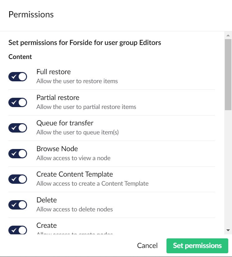 8.7RC: Consider using toggle for enabled/disabled settings properties · Issue #508 · umbraco ...