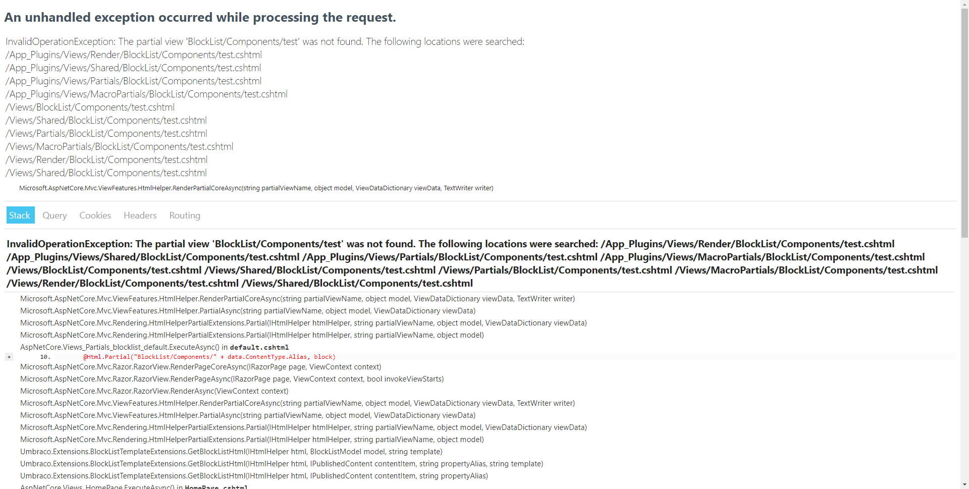 v9 - Block List doesn't render as expected · Issue #10507 · umbraco/Umbraco-CMS · GitHub