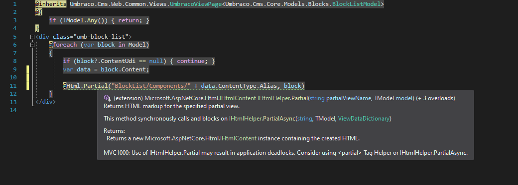 v9 - Block List doesn't render as expected · Issue #10507 · umbraco/Umbraco-CMS · GitHub