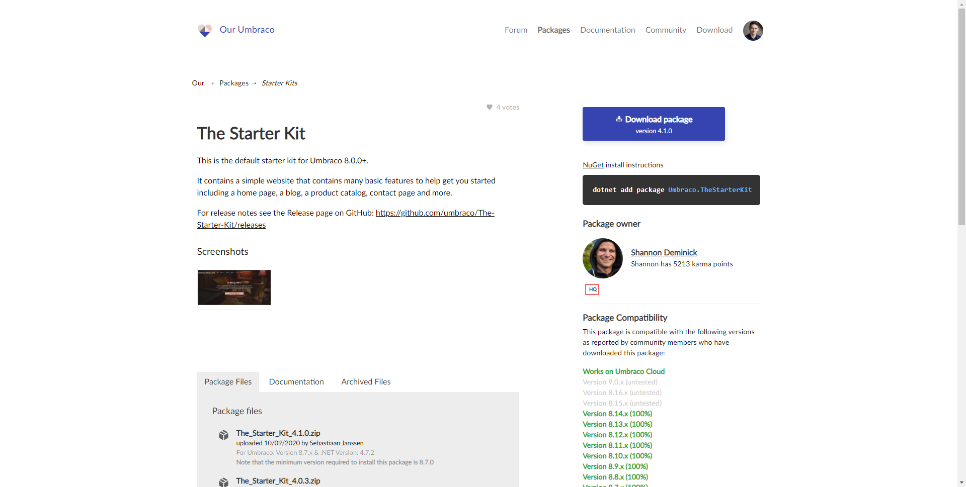 Install Command On Project Page · Issue 720 · Umbraco Ourumbraco · Github