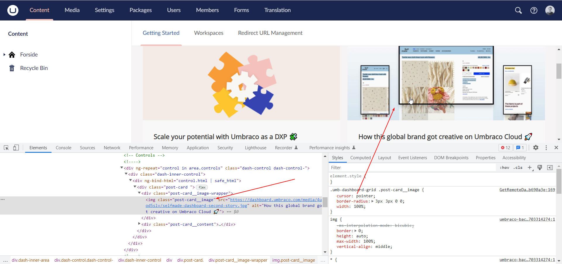 Images In Default Dashboard Has Pointer Cursor · Issue 12742 · Umbracoumbraco Cms · Github
