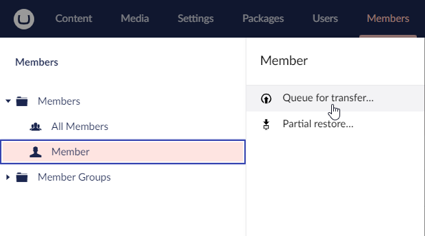 Transfer Members Doesn T Work For Specific Member Type · Issue 139 · Umbraco Umbraco Deploy