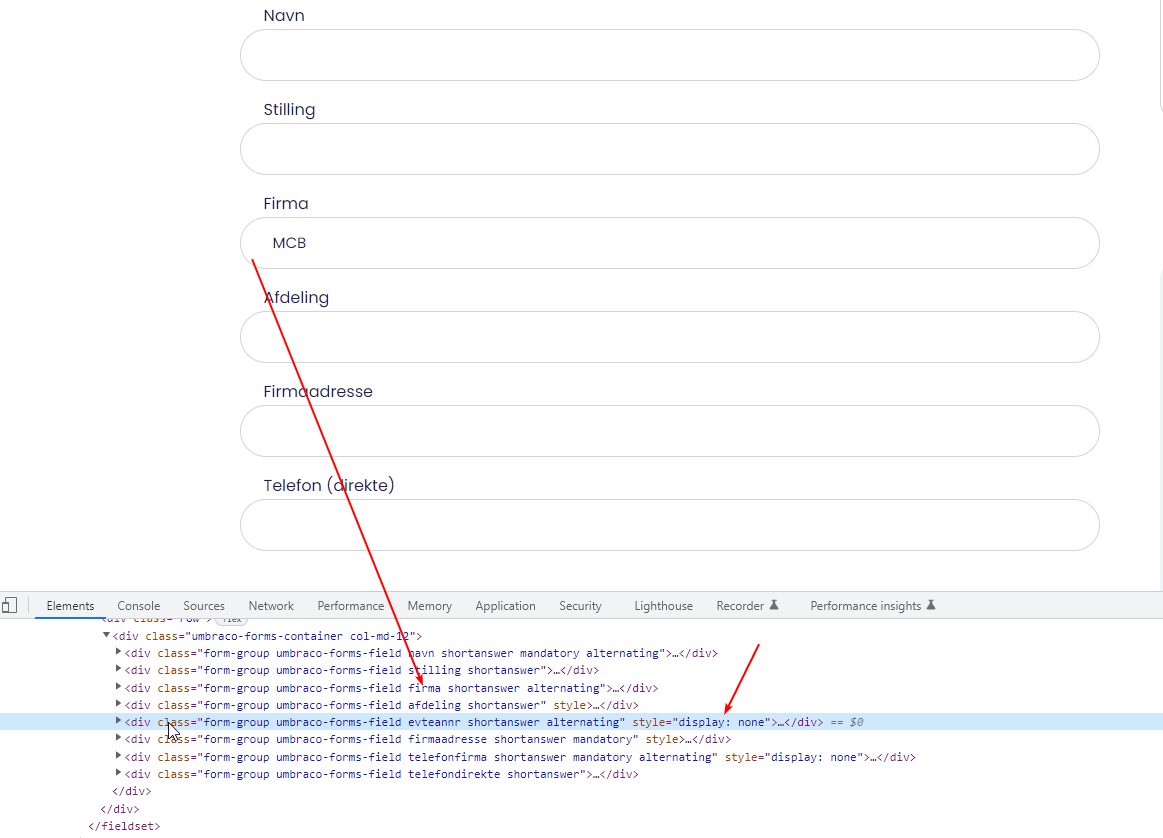 Conditionally Shown Field Sometimes Doesnt Work · Issue 887 · Umbraco