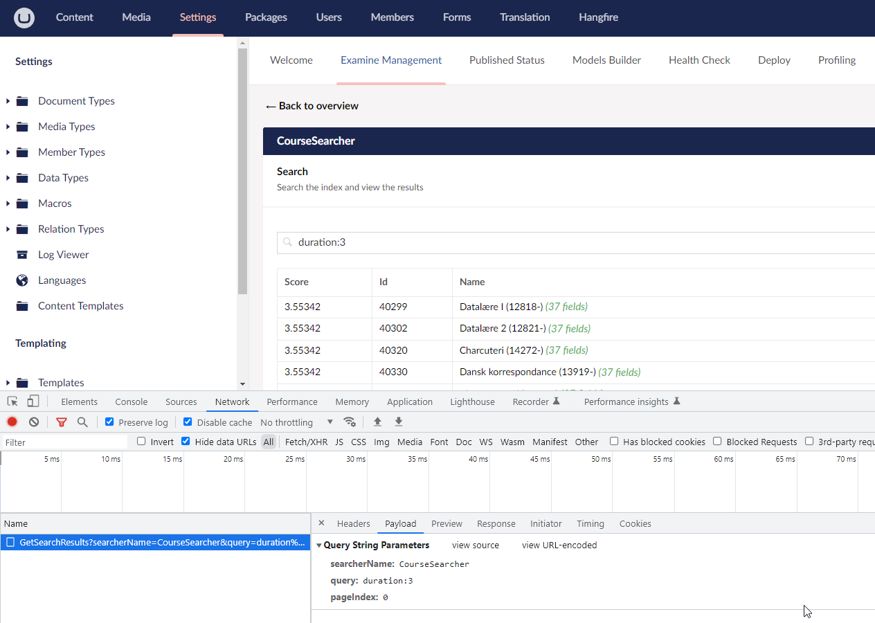 Examine multi searcher in dashboard · Issue #13749 · umbraco/Umbraco-CMS · GitHub
