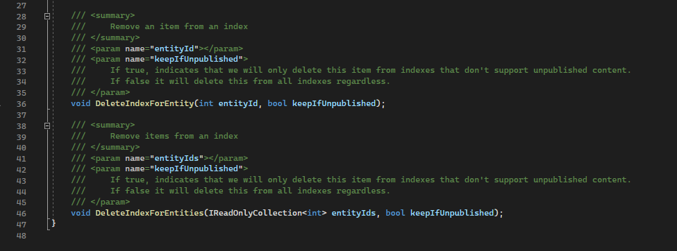 Document implementation of `IUmbracoIndexingHandler` · Issue #5003 · umbraco/UmbracoDocs · GitHub