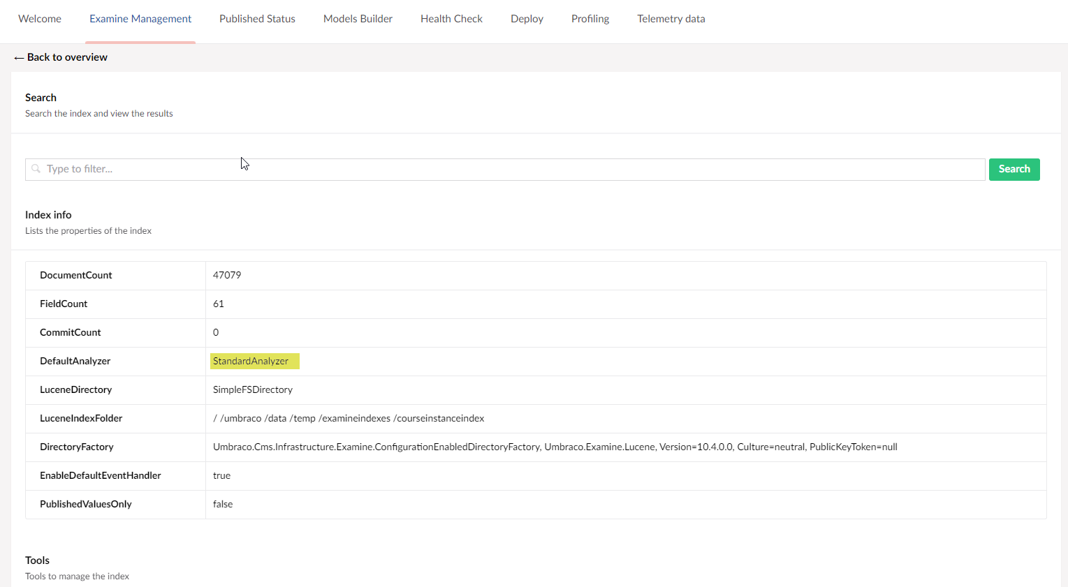 Setting Analyzer On Custom Index Doesnt Work · Issue 14054 · Umbracoumbraco Cms · Github
