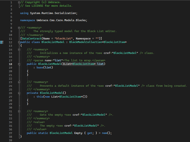 Add Extension To Add Block To Block List Model · Umbraco Umbraco Cms · Discussion 14120 · Github 