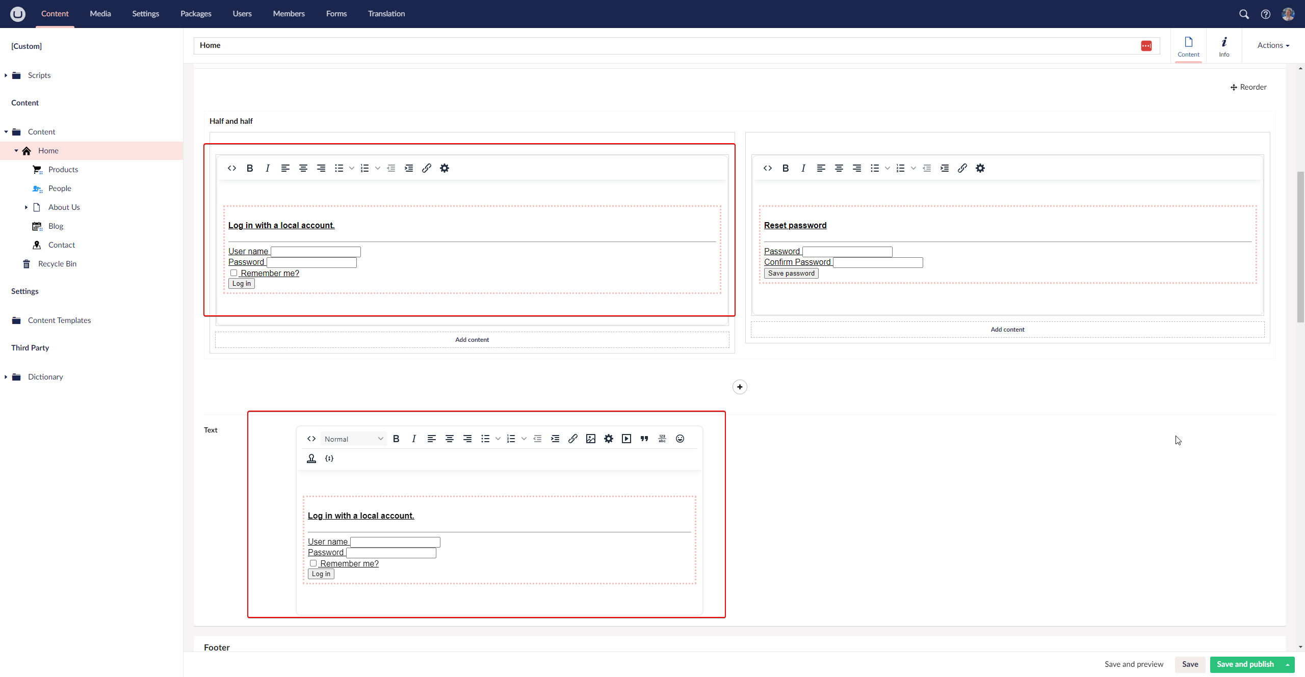 Macro not rendered correct inserted into legacy grid layout editor · Issue #14587 · umbraco ...