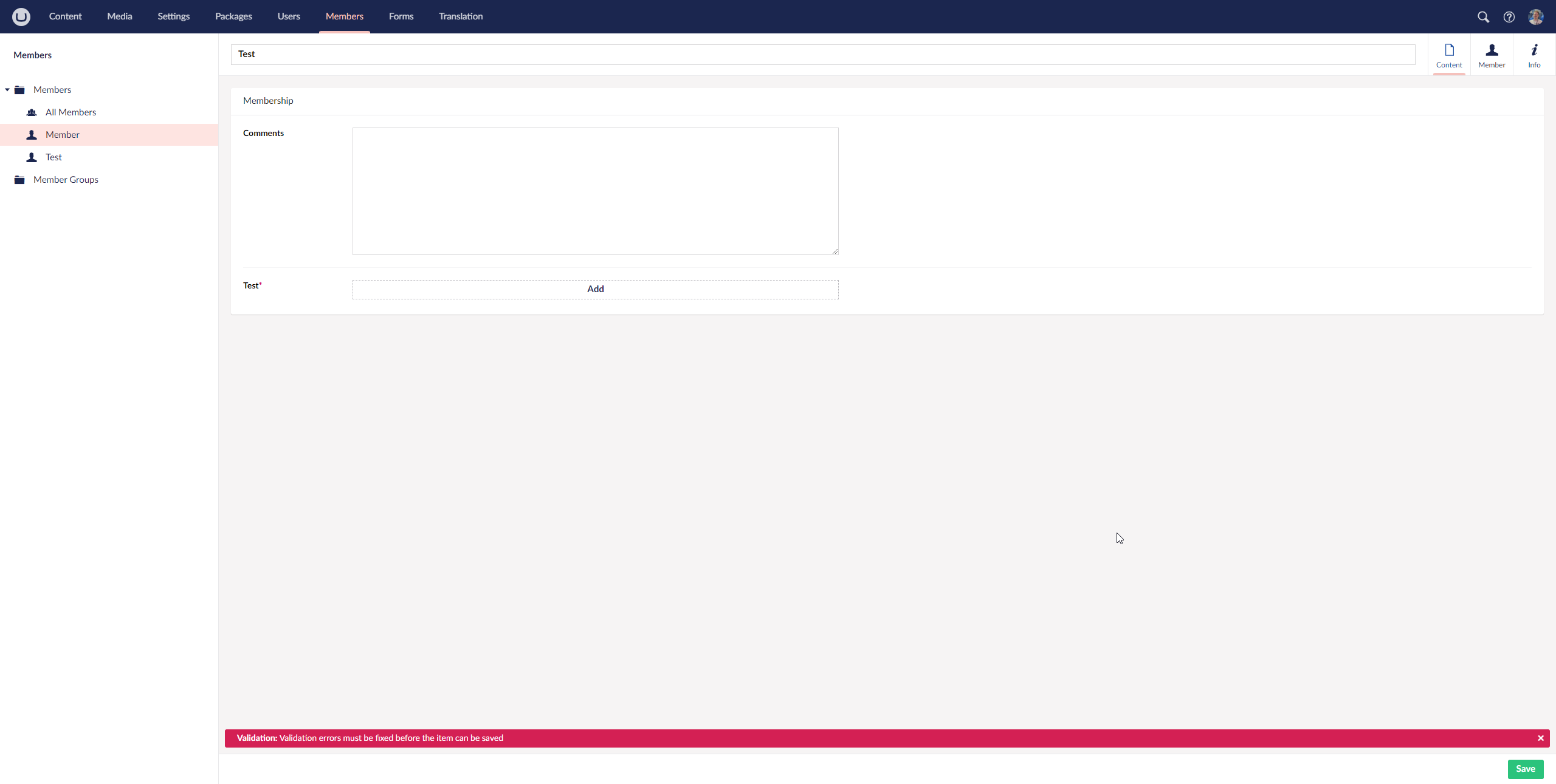 Content app not highlighted on error when entity is new · Issue #14676 · umbraco/Umbraco-CMS ...
