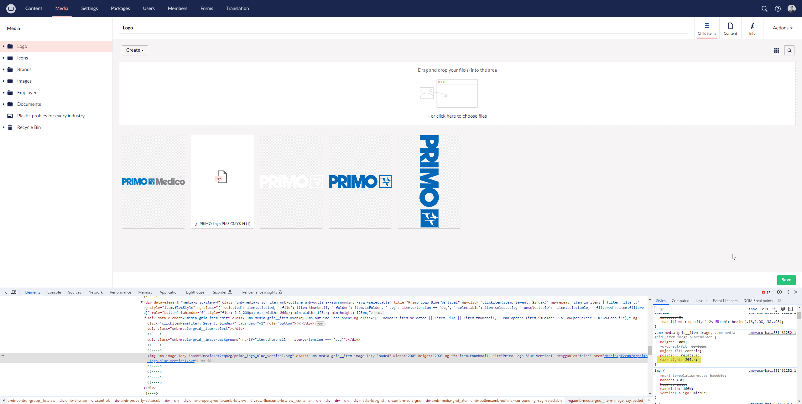 Some media cards are very high · Issue #14917 · umbraco/Umbraco-CMS · GitHub