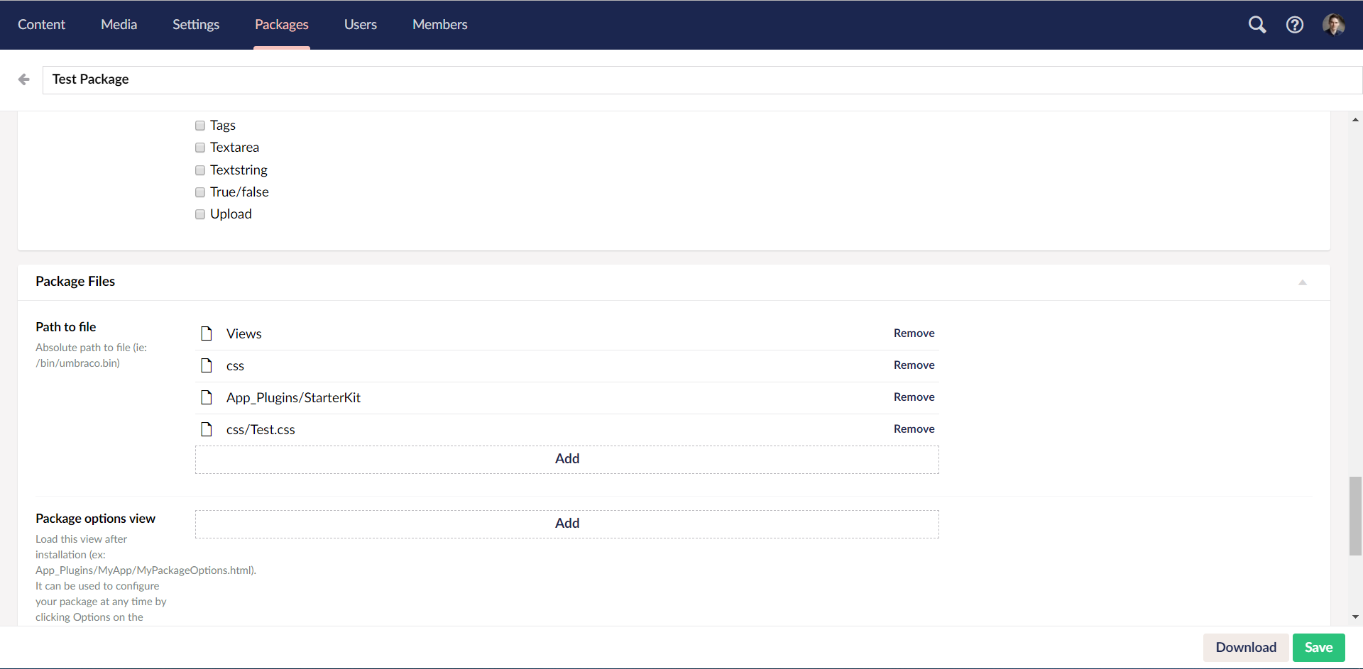 v8: Path to file in packager use wrong icon for folders · Issue #4410 · umbraco/Umbraco-CMS · GitHub