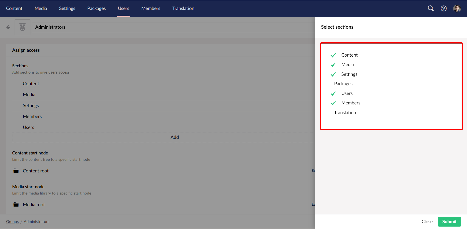 v8: Missing icons in users sections · Issue #4450 · umbraco/Umbraco-CMS · GitHub