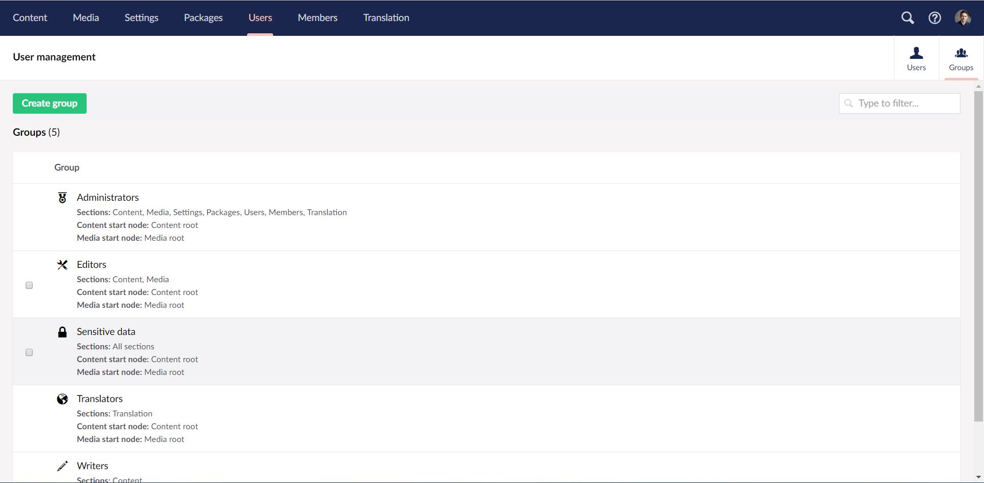 v8: Selection and bulk actions need to be consistent · Issue #4476 · umbraco/Umbraco-CMS · GitHub