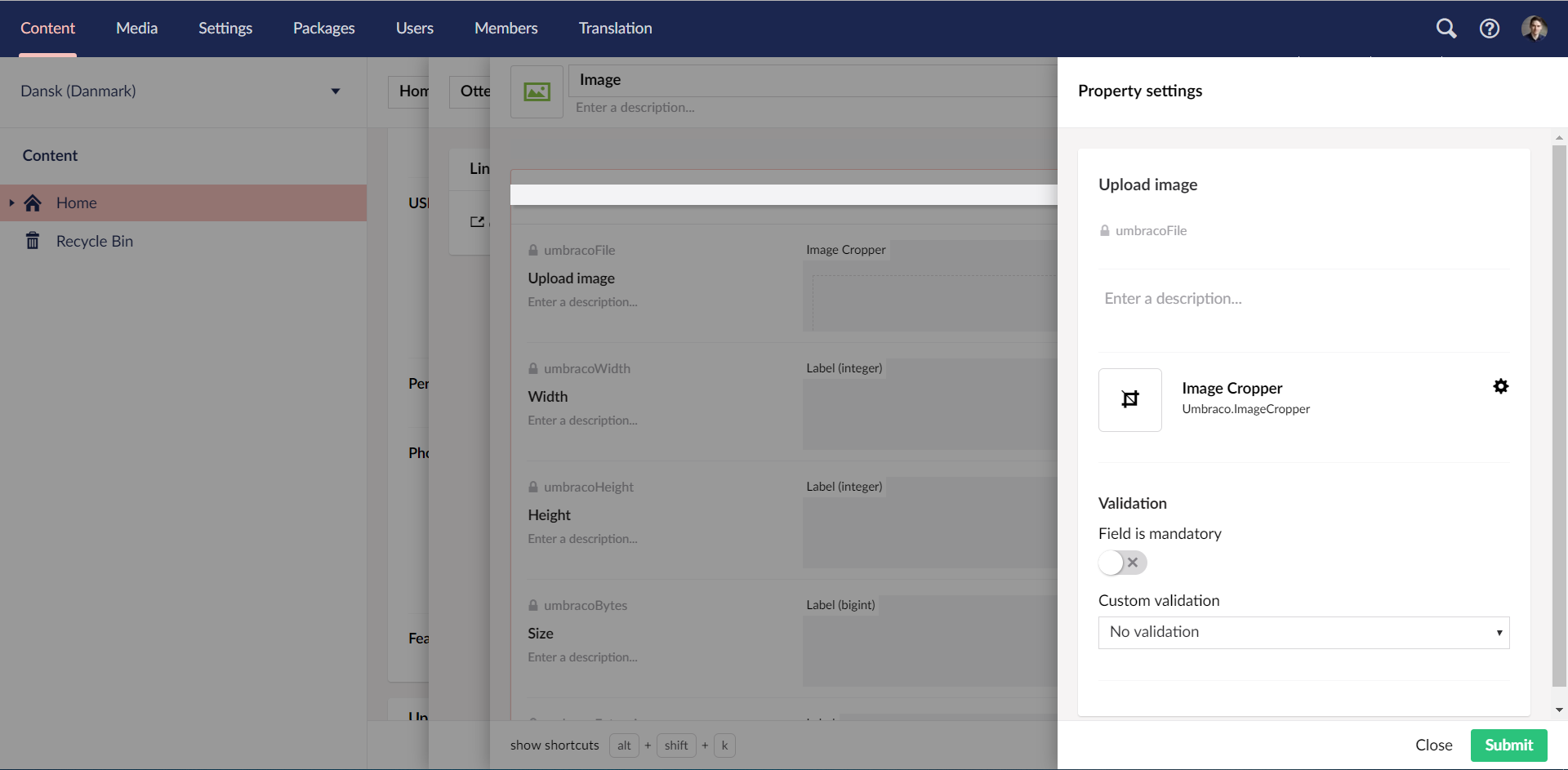 v8: Sub header actions in infinite editing need adjustments · Issue #4529 · umbraco/Umbraco-CMS ...