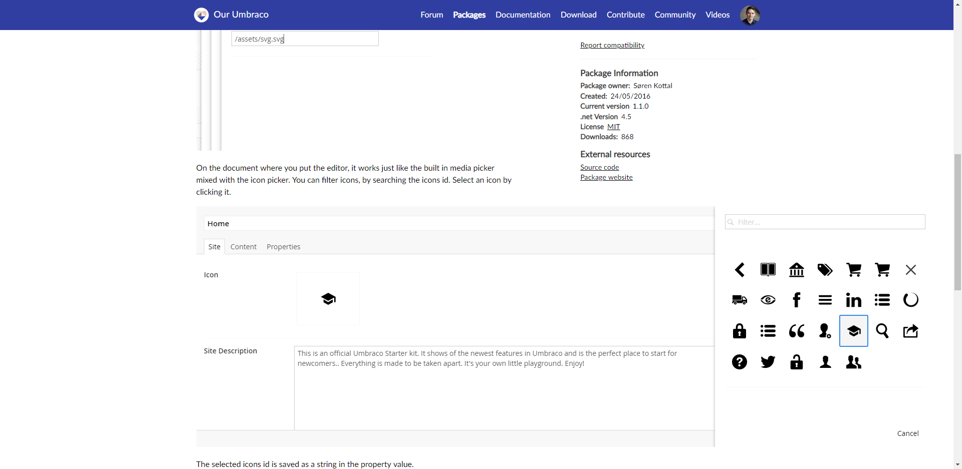 Set max width of images in project description · Issue #402 · umbraco/OurUmbraco · GitHub