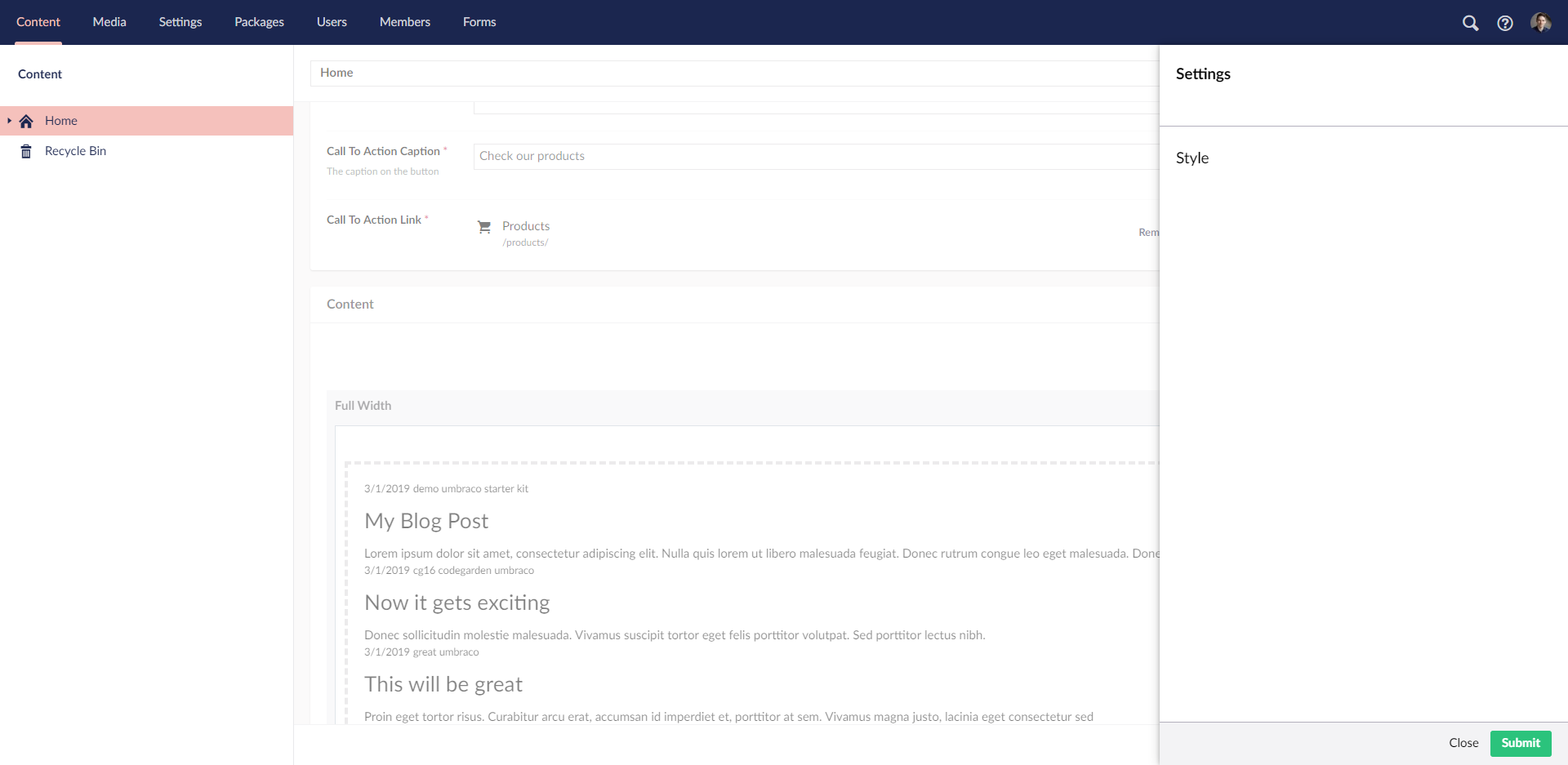 v8: Grid settings/styles dialog doesn't animate · Issue #4867 · umbraco ...