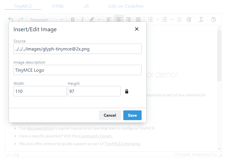 v8: TinyMCE image tools · Issue #5046 · umbraco/Umbraco-CMS · GitHub