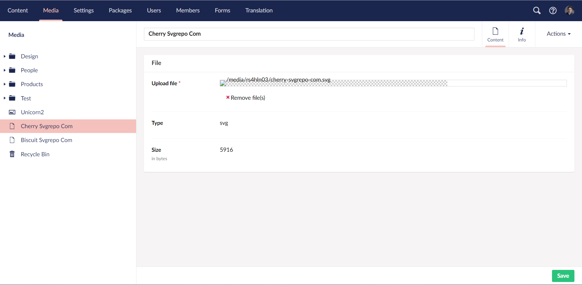 v8: Media picker doesn't show preview of svg · Issue #5857 · umbraco/Umbraco-CMS · GitHub