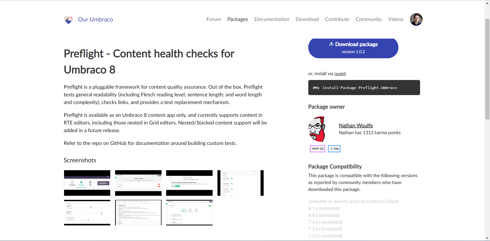 Screenshots have black background · Issue #455 · umbraco/OurUmbraco · GitHub