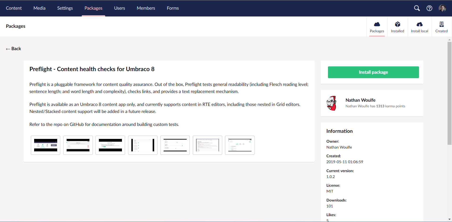 Screenshots Have Black Background · Issue 455 · Umbraco Ourumbraco · Github