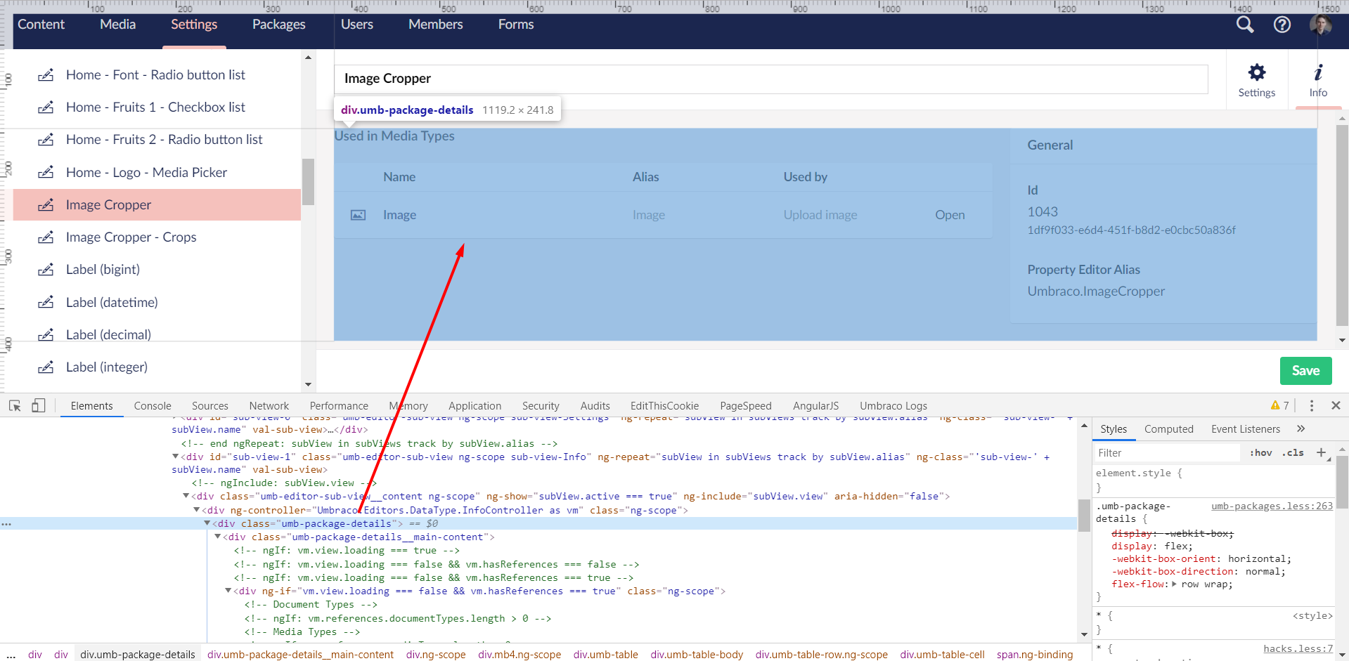 Refactor Class Names For Layout In Info Tab · Issue 7295 · Umbracoumbraco Cms · Github