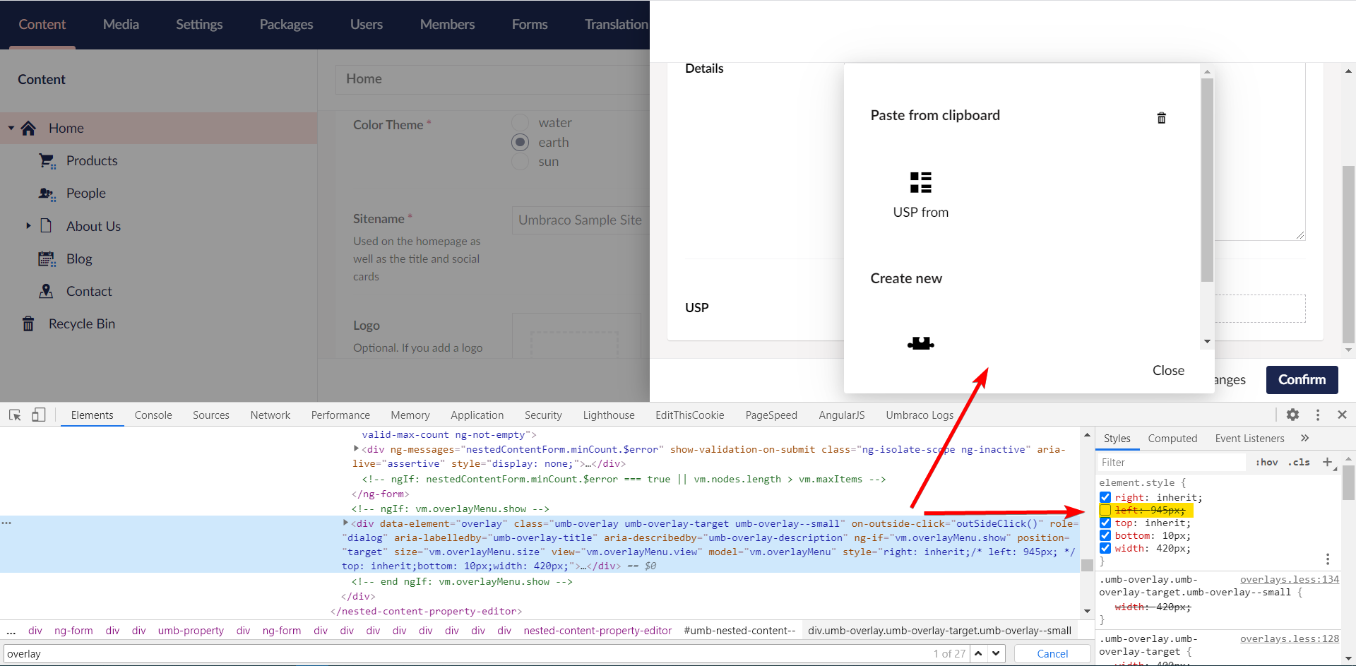 8.7RC Can't add NC item with copied NC items inside block editor · Issue #8773 · umbraco/Umbraco ...
