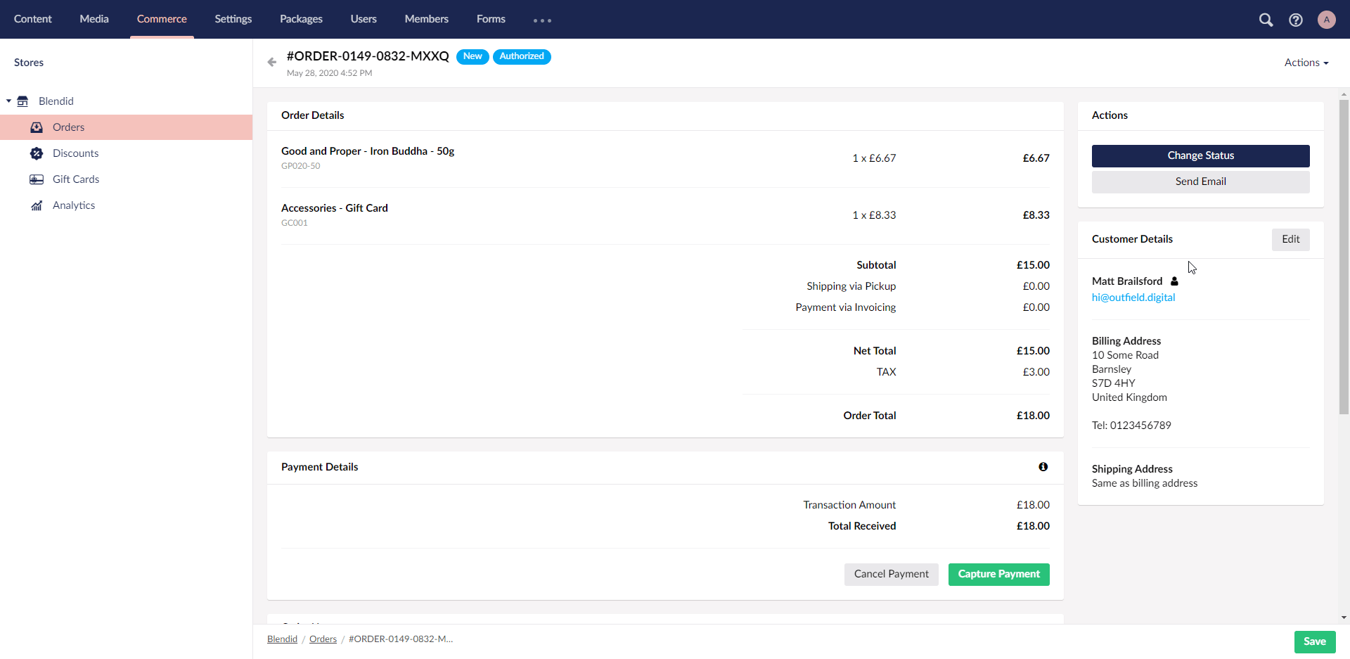 Add visible elements for the relation between an order and member · Issue #129 · umbraco/Umbraco ...