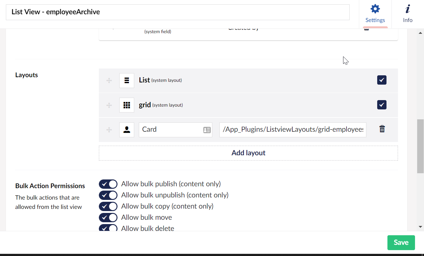 Only Possible To Use Custom Listview If Name Match Alias · Issue 9289 · Umbraco Umbraco Cms